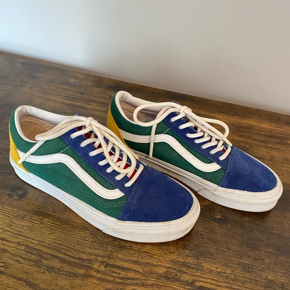 Vans | Shoes | Vans Old Skool Retro Multicolor Sneakers | Poshmark